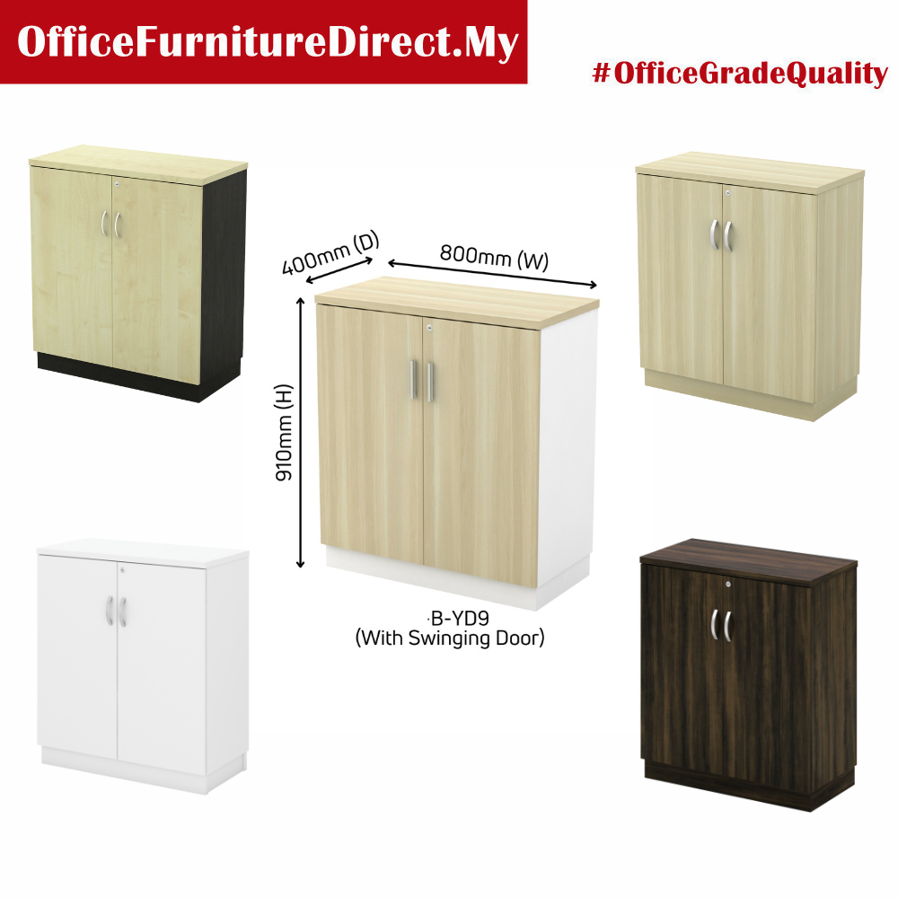 2 Layer Arch File Abba File Office Swing Door Low Cabinet 91cm Q-YD9 T ...