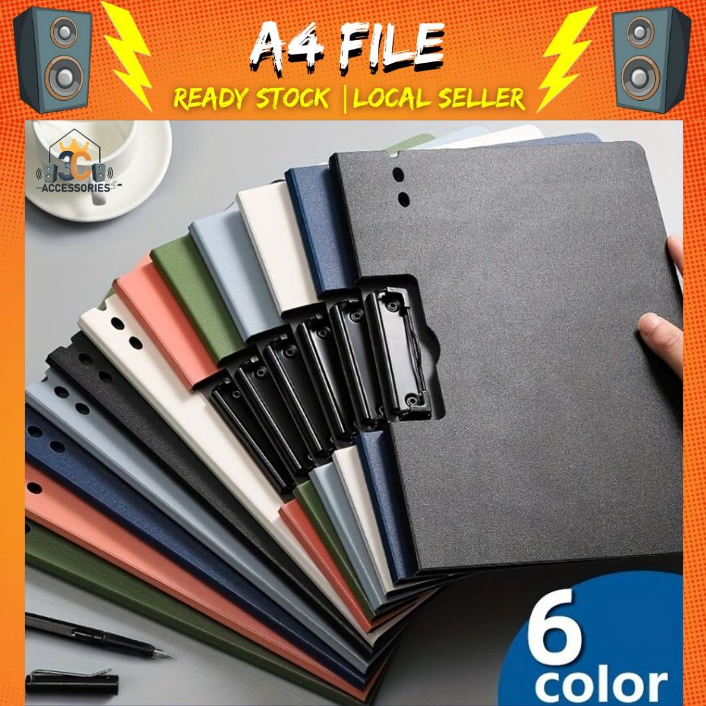 1pc A4 File Folder, Document Organizer, Clipboard With Cover, A4 Paper ...