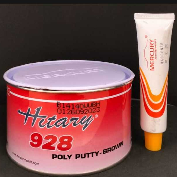 1KG NISSAN / HITARY 928 POLY PUTTY(BROWN) | Shopee Malaysia