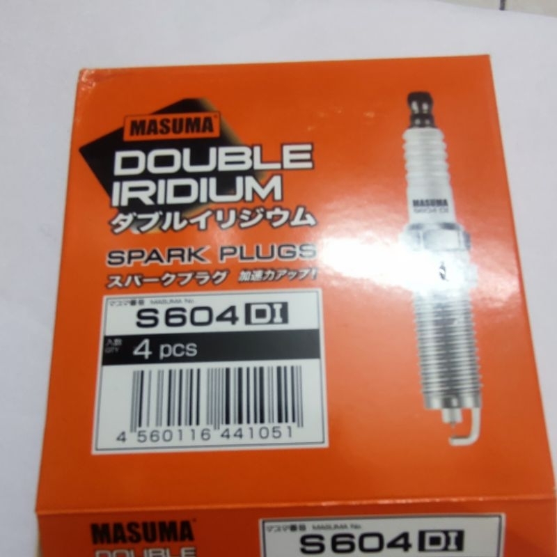 💯 ORIGINAL MASUMA S604DI SPARK PLUG IRIDIUM Serena C27 T32 Juke Xrail ...