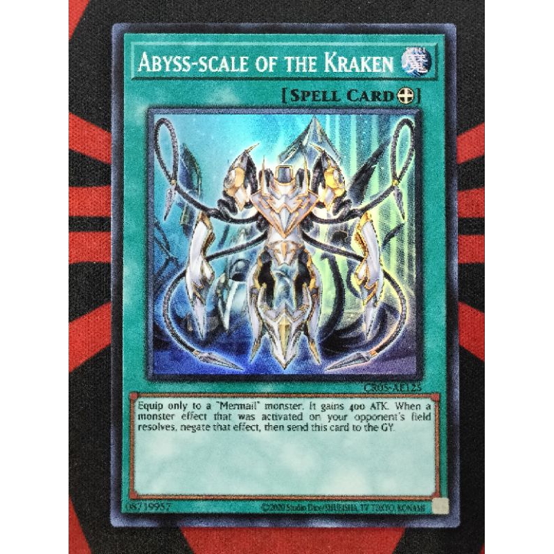 YUGIOH KONAMI CR05-AE125 Abyss-scale of the Kraken (Super Rare ...