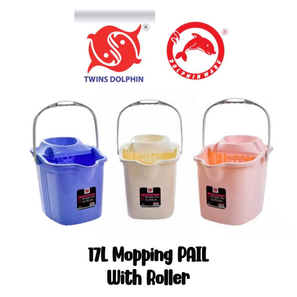 Mop Bucket With Wheel 17Liter | Mop Pail With Wheels | Mopping Pail ...