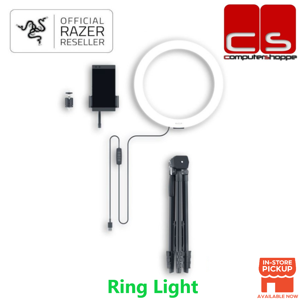 Razer Ring Light 12” USB LED Ring Light for PC and Mobile Streaming ...