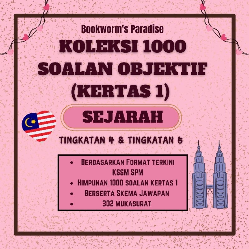 [SOFTCOPY/PDF] KOLEKSI 1000 SOALAN OBJEKTIF (KERTAS 1) SEJARAH SPM ...