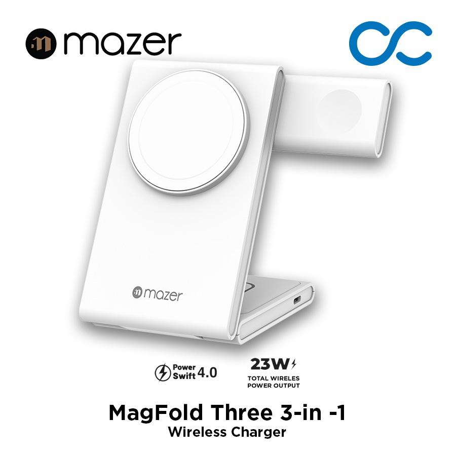 MAZER MagFold Three 3-in-1 Wireless Charger | Shopee Malaysia