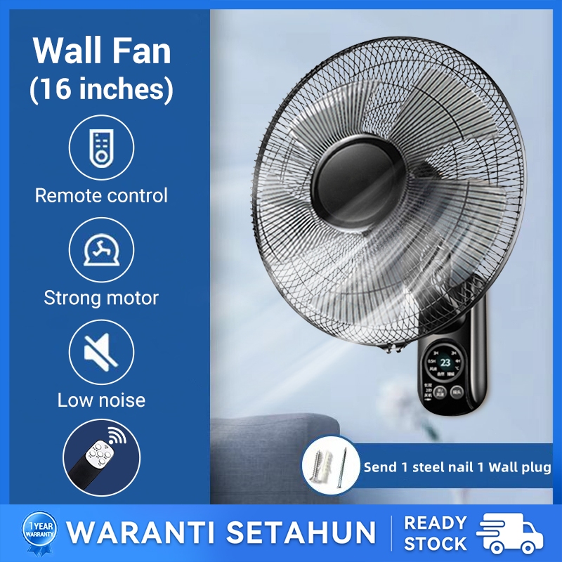 Ready stock 16 Inch Wall Fan kipas dinding three-speed air volume ...