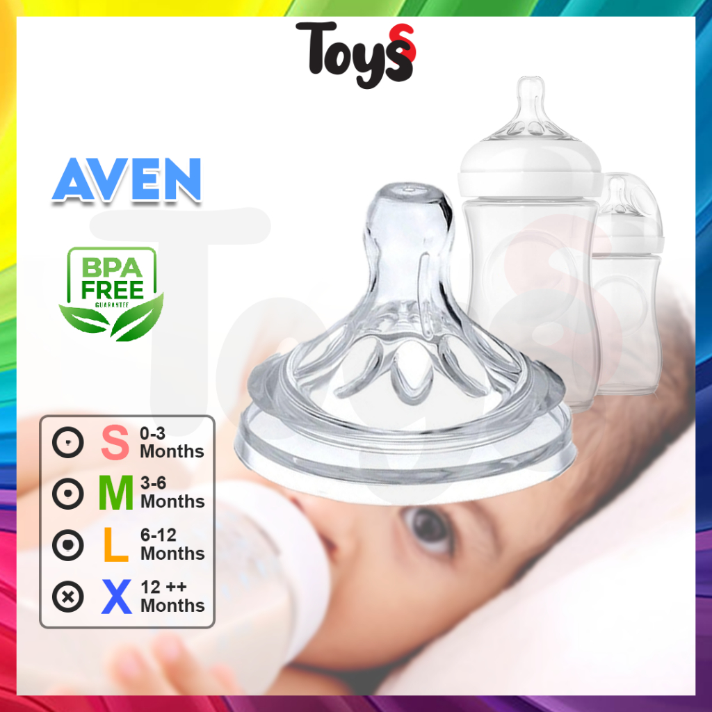 🔥Toyss Puting Baby for Wide Neck Teat Puting Susu Botol Susu Puting Ibu Puting Lembut Puting ...