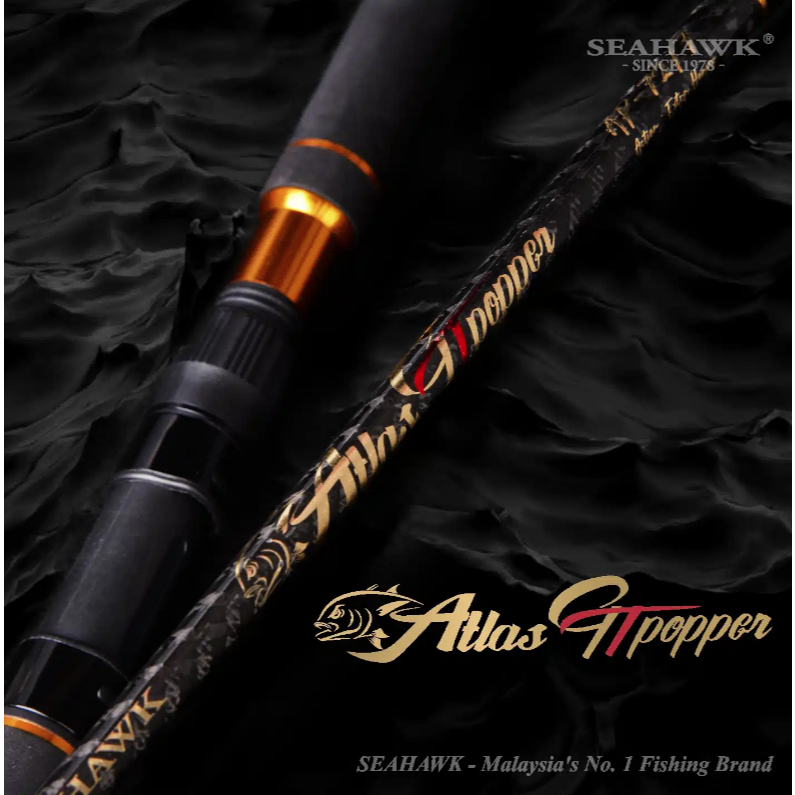 NEW SEAHAWK rod ATLAS GT POPPING JIGGING ROD AP72/7 AP76/7 Extra Heavy ...