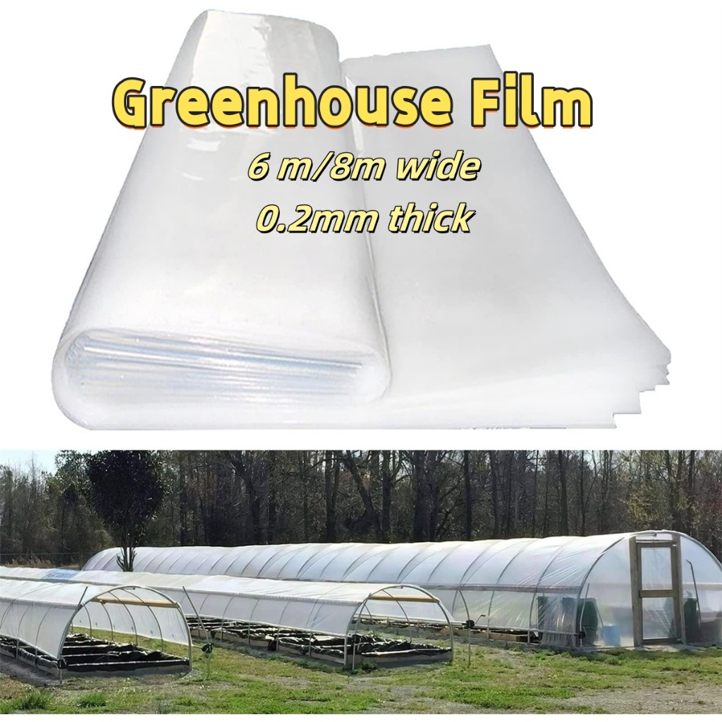 Farm Plastic Supply Greenhouse Film 6m/8m Polyethylene Film Clear ...
