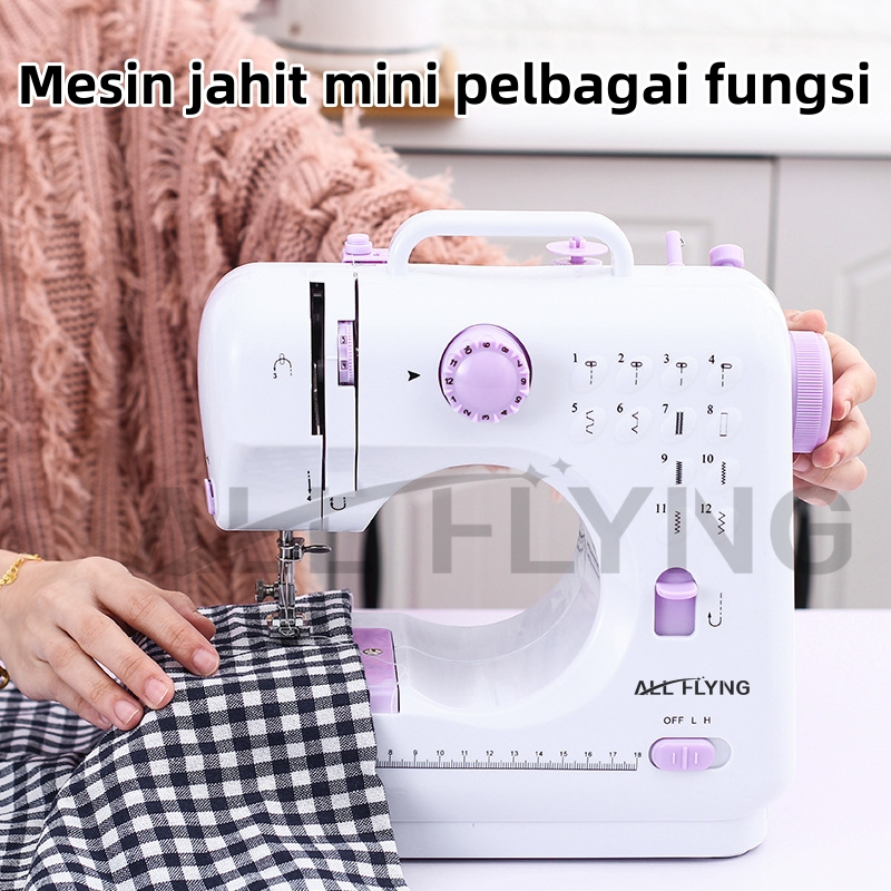 Multifunctional sewing machine 505 Mesin Jahit Elektrik Rumah Tangga Multifungsi 12 Jahitan sew ...