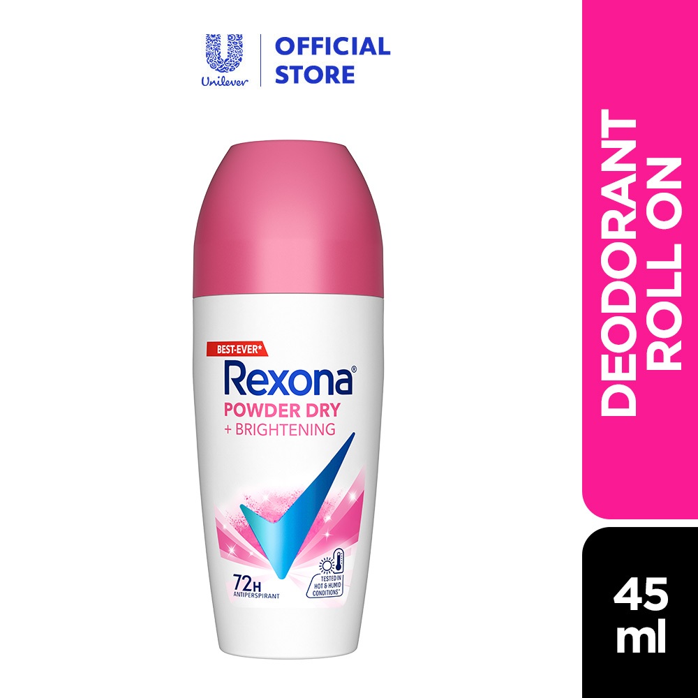 Rexona Women's Deodorant Roll On - Powder Dry (45ml) | Shopee Malaysia