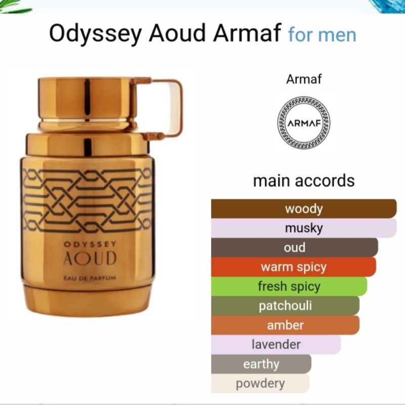 Odyssey Aoud by Armaf is a Woody Spicy fragrance for men. | Shopee Malaysia