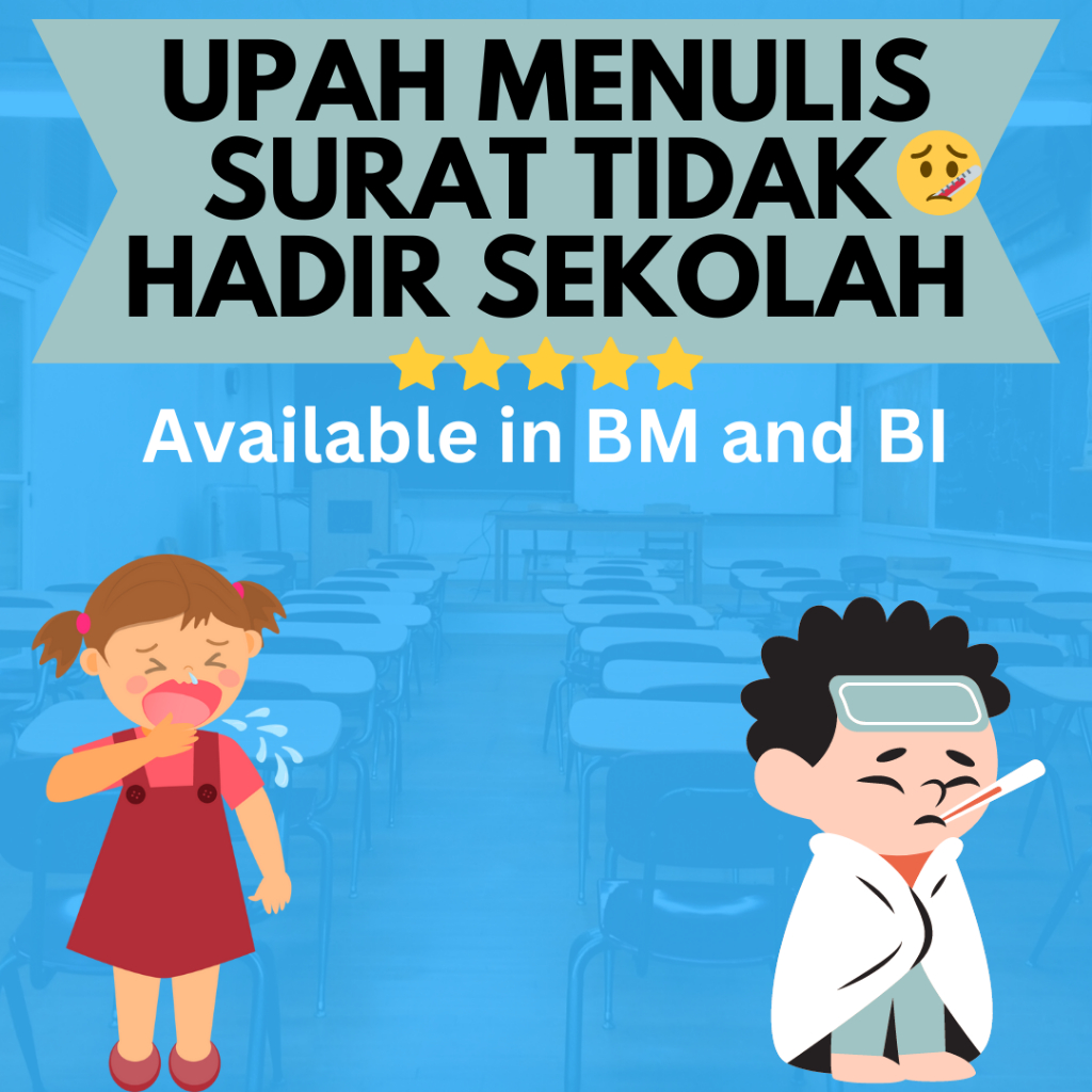 SERVIS UPAH MENULIS SURAT TIDAK HADIR SEKOLAH | Shopee Malaysia