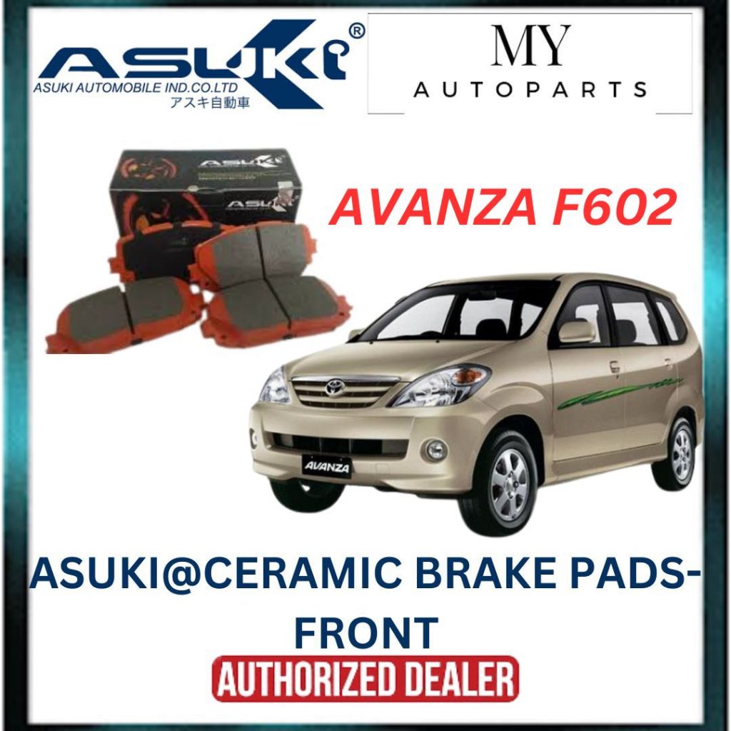 Toyota Avanza F602/ Avanza F652/ Rush F700 - ASUKI *Ceramic* Brake Pad ...