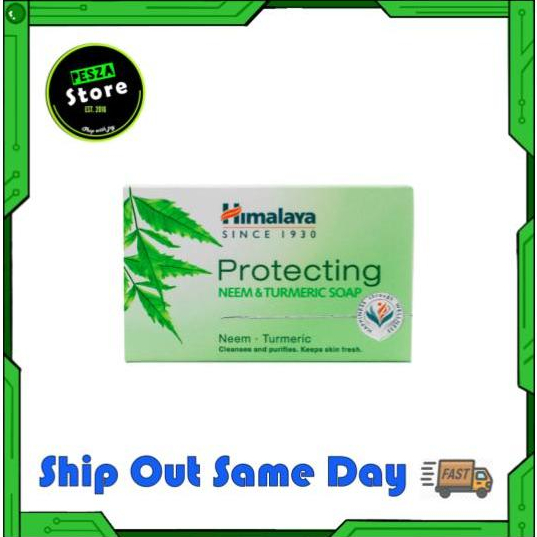 Himalaya Protecting Neem & Turmeric Soap 75g Sabun Daun Semambu ...