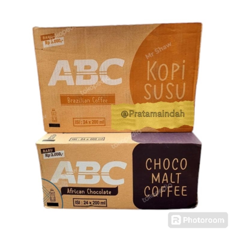 MINUMAN ABC KOPI SUSU HARGA KOTAK (24BOTOL@200g) | Shopee Malaysia