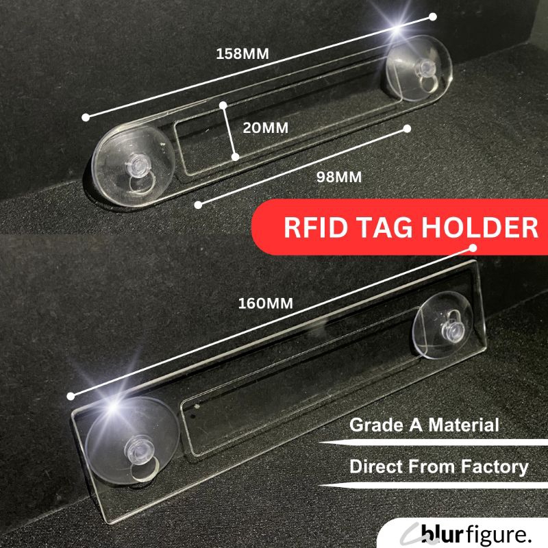 RFID Tag Clear Acrylic Holder (Pemegang Tag RFID kereta) | Shopee Malaysia