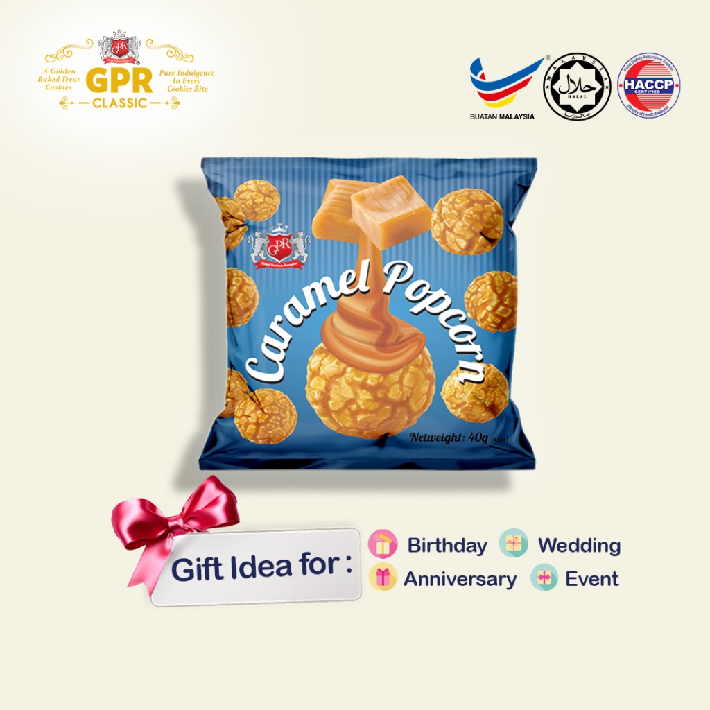GPR Caramel Popcorn (40g) Snek Ringan Tonton Netflix | Shopee Malaysia