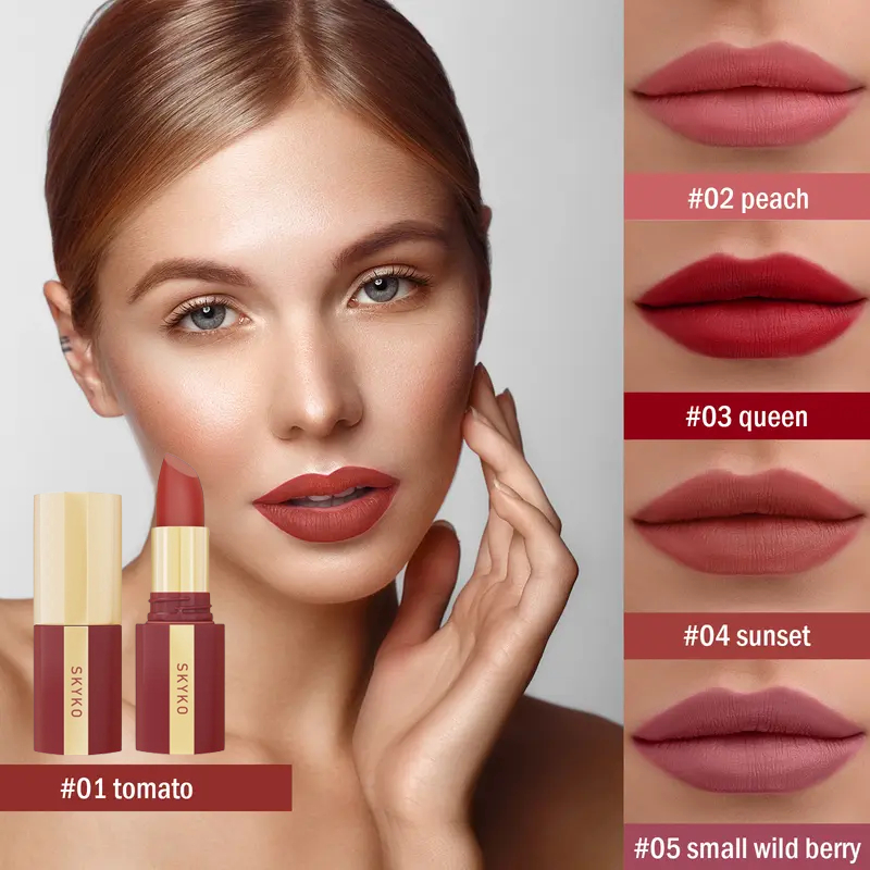 SKYKO Gincu Tahan Lama Kalis Air, Tersedia Lipstick Makeup Waterproof ...