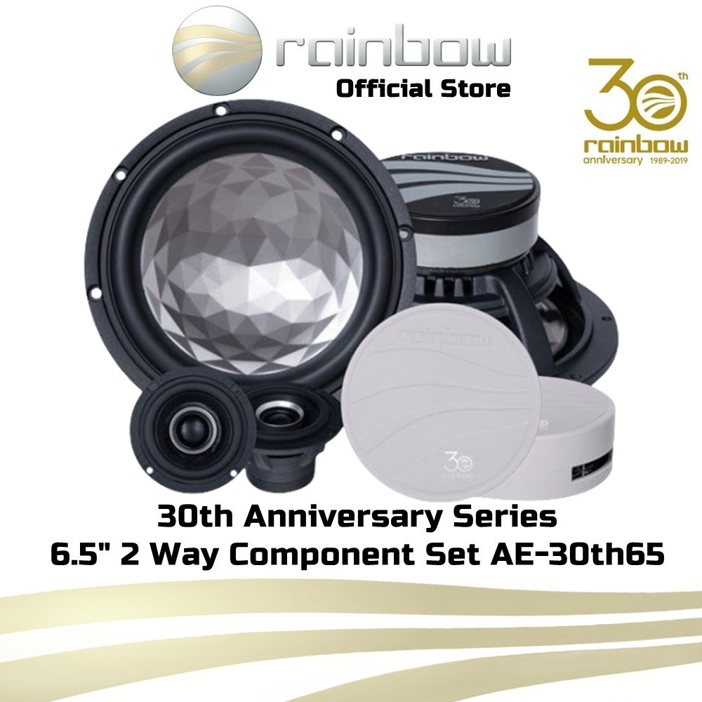 Rainbow Audio 30th Anniversary Series 6.5" Component Set Car Speaker AE ...