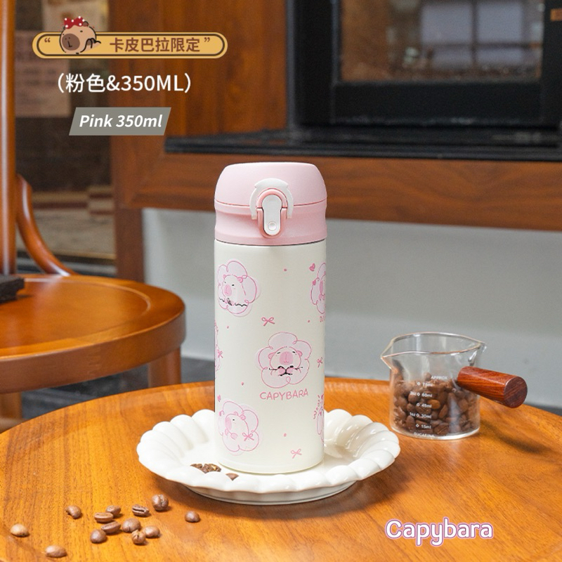 Diller Capybara SUS316 Botol Air Thermo Straw Thermo Water Bottle Flask ...