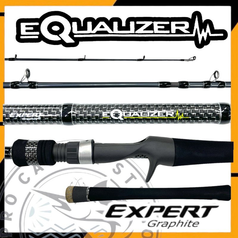 Expert Graphite Equalizer Baitcasting Rod Baitcast BC Casting | Shopee Malaysia
