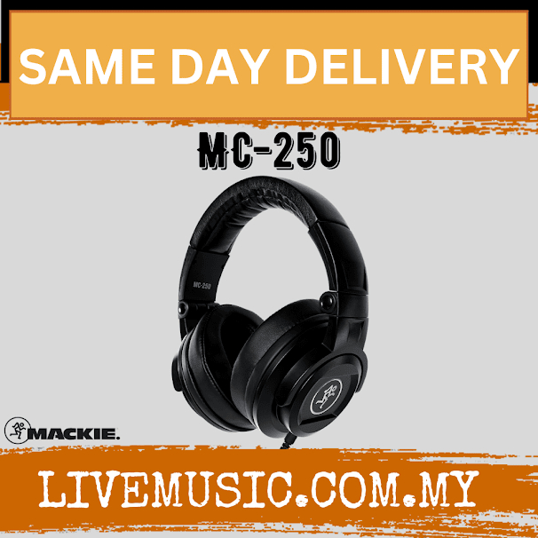 Mackie MC-250 Professional Closed-Back Headphones (MC250/MC 250 ...