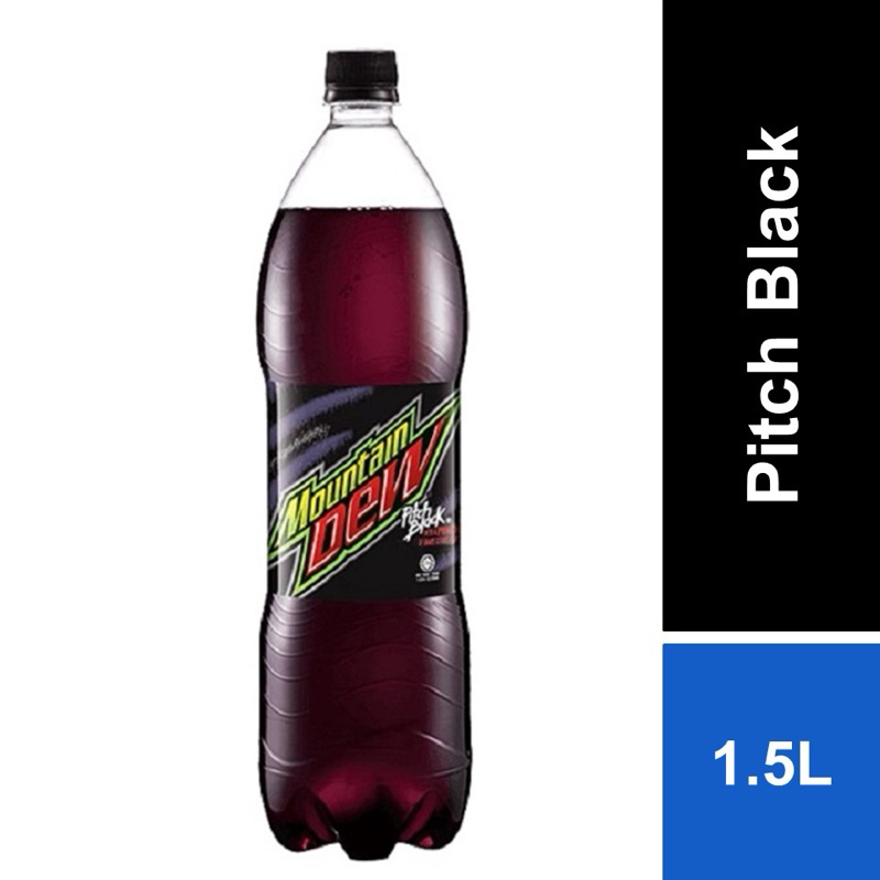 Mountaindew Black 1.5L Pitch Black Etika 1500ml Mountain Dew | Shopee ...