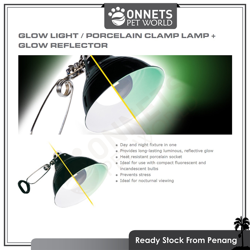 PT2055 Exo Terra Light Dome Aluminum UV Reflector Lamp | Shopee Malaysia