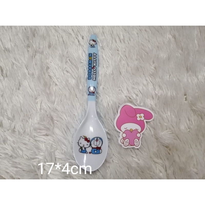 Crayon shin chan/pokemon/melody/kitty/doreamon melamine spoon美乐蒂/小丁当 ...