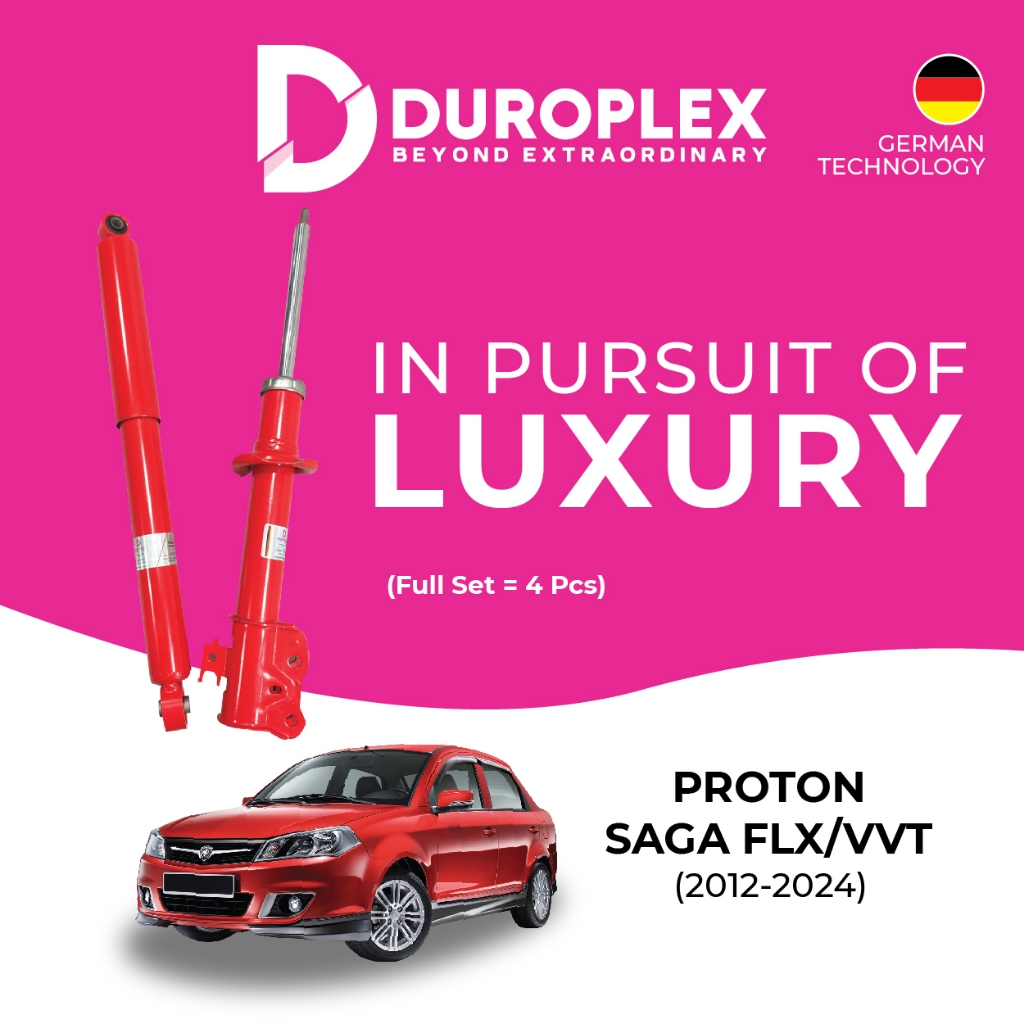 DUROPLEX Full Set Absorbers Proton Saga FLX/VVT (2012-2024) (4 pieces ...