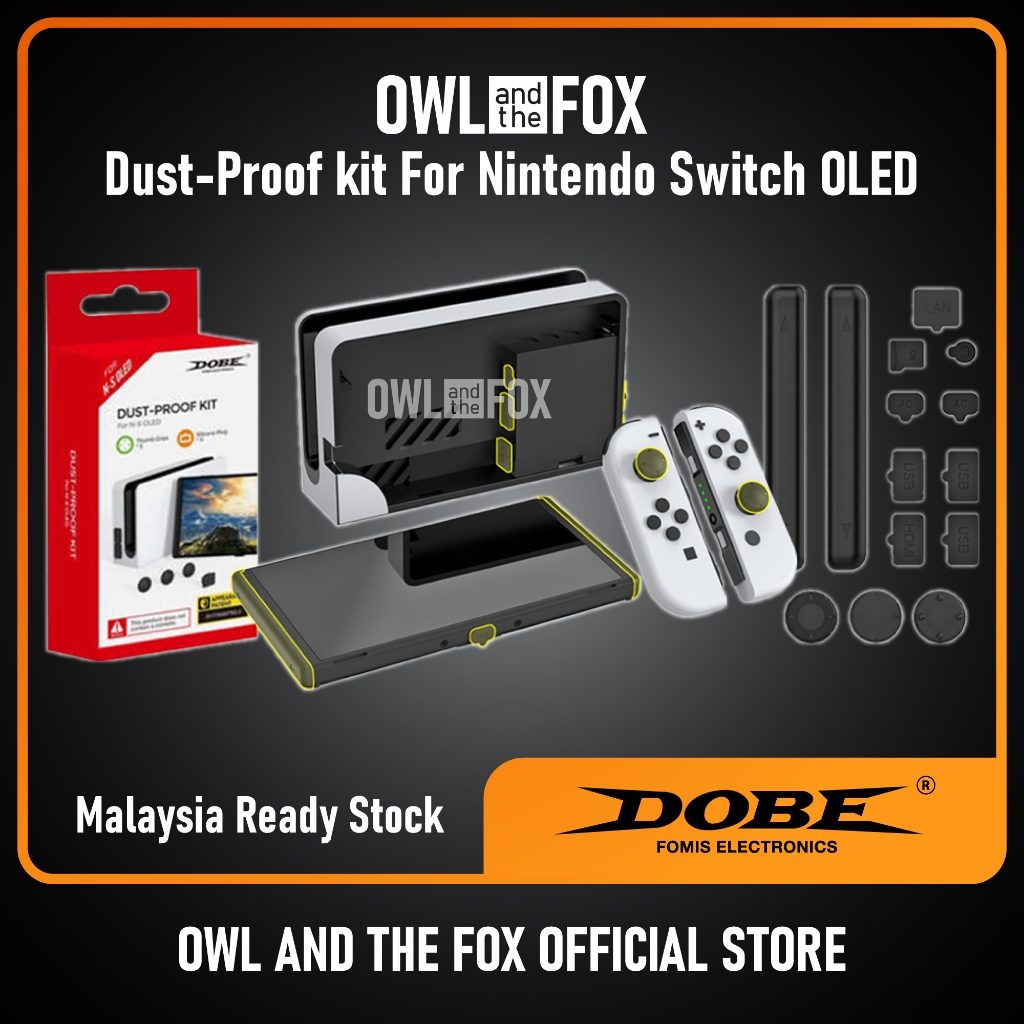 DOBE Nintendo Switch OLED Dust Proof Silicone Rubber Protector Plug ...