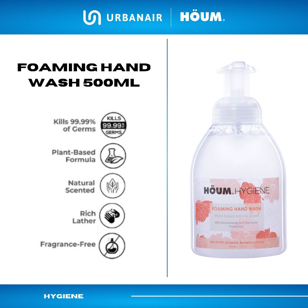 HOUM Hygiene Foaming Hand Wash Antibacterial (500ml) 洗手液 | Shopee Malaysia