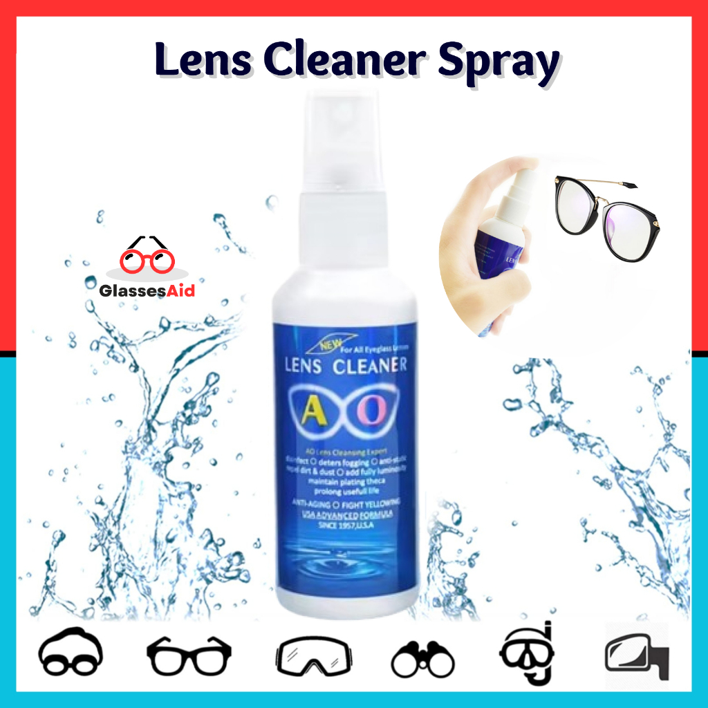 Lens Cleaner Spray For Glasses Spectacles Cleaner Cleaning Spray ...