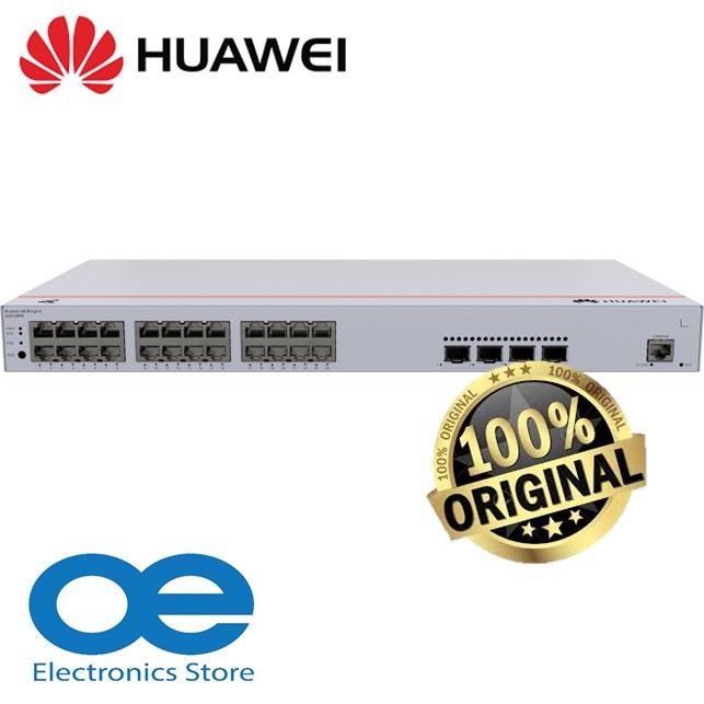 HUAWEI S220-24P4X Network 24x Gigabit PoE Ports 400W PoE+ Power Supply With 4x 10GE SFP+ Ports ...