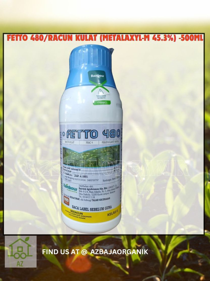 FETTO 480/RACUN KULAT (METALAXYL-M 45.3%) -500ML | Shopee Malaysia