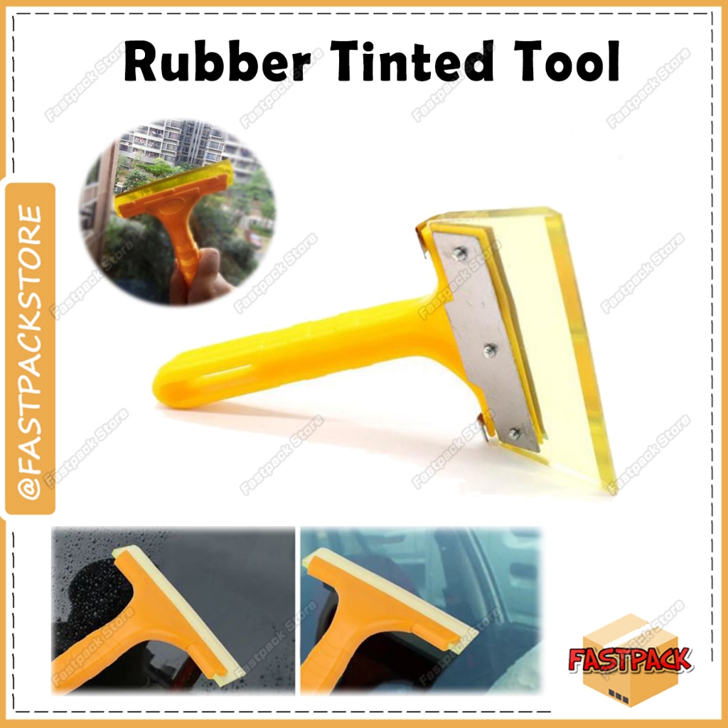 Soft Rubber Tinted Tool Window Film Handle Scraper Tint Sticker For Car ...