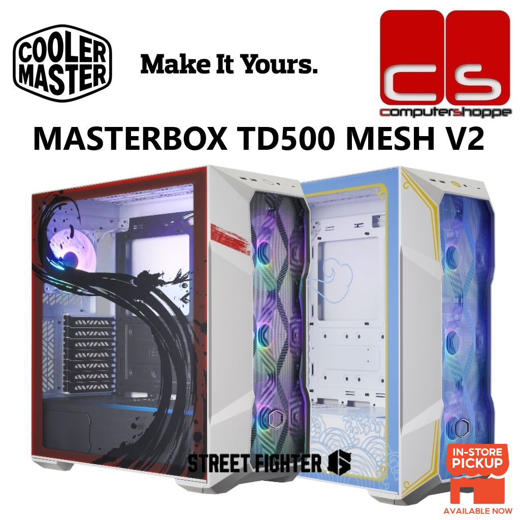 Cooler Master MASTERBOX TD500 MESH V2 SF6 Special Edition ATX Mid-Tower ...