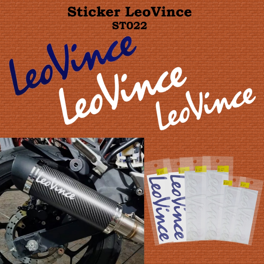 Sticker Potong Sticker Motor Leo Vince ST022 | Shopee Malaysia