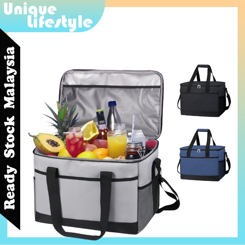 35L Extra Large Cooler Bag Insulated Thermal Keep Warm Keep Cold Cool ...