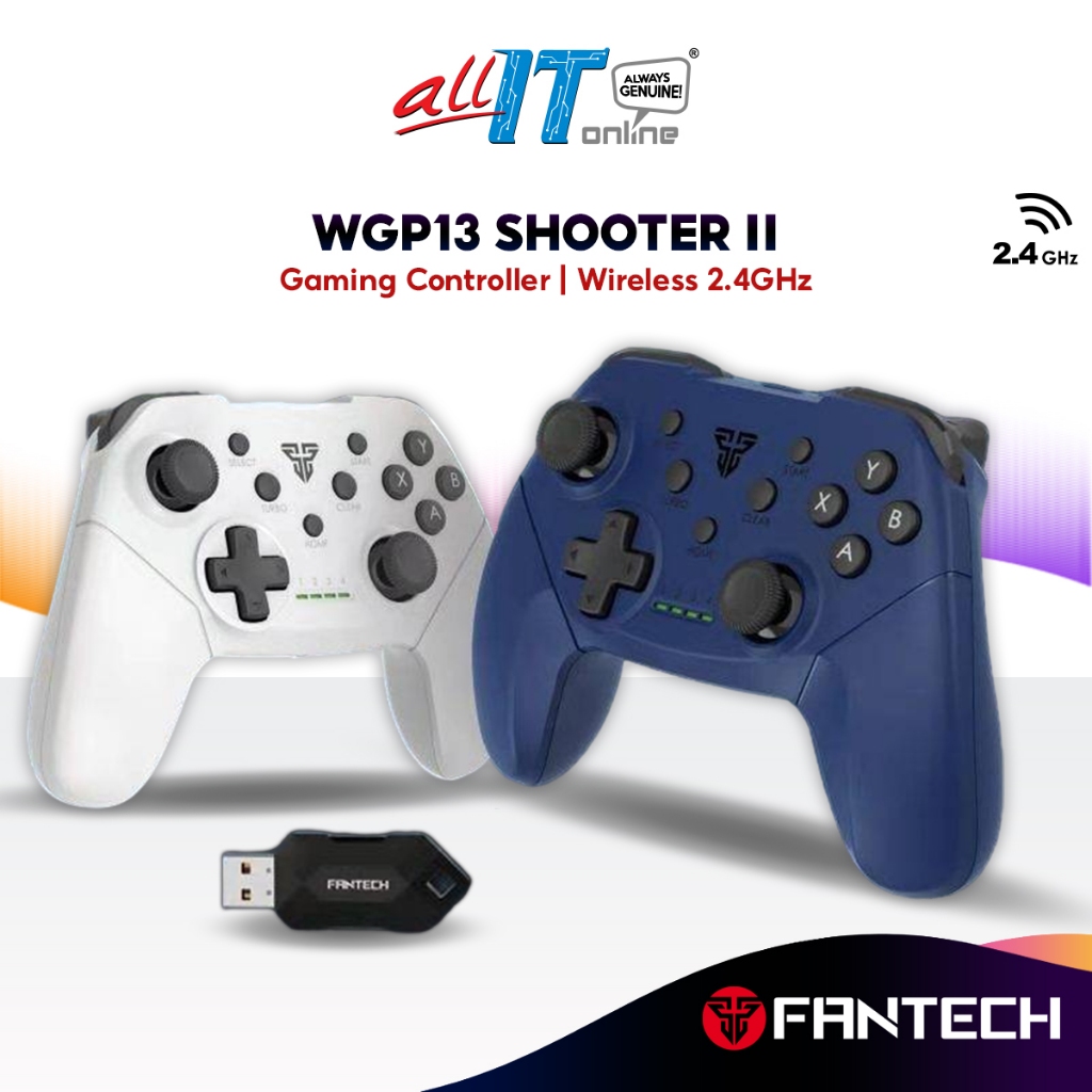 Fantech WGP13 2.4G Wireless Gaming Controller PC Gamepad Joystick ...