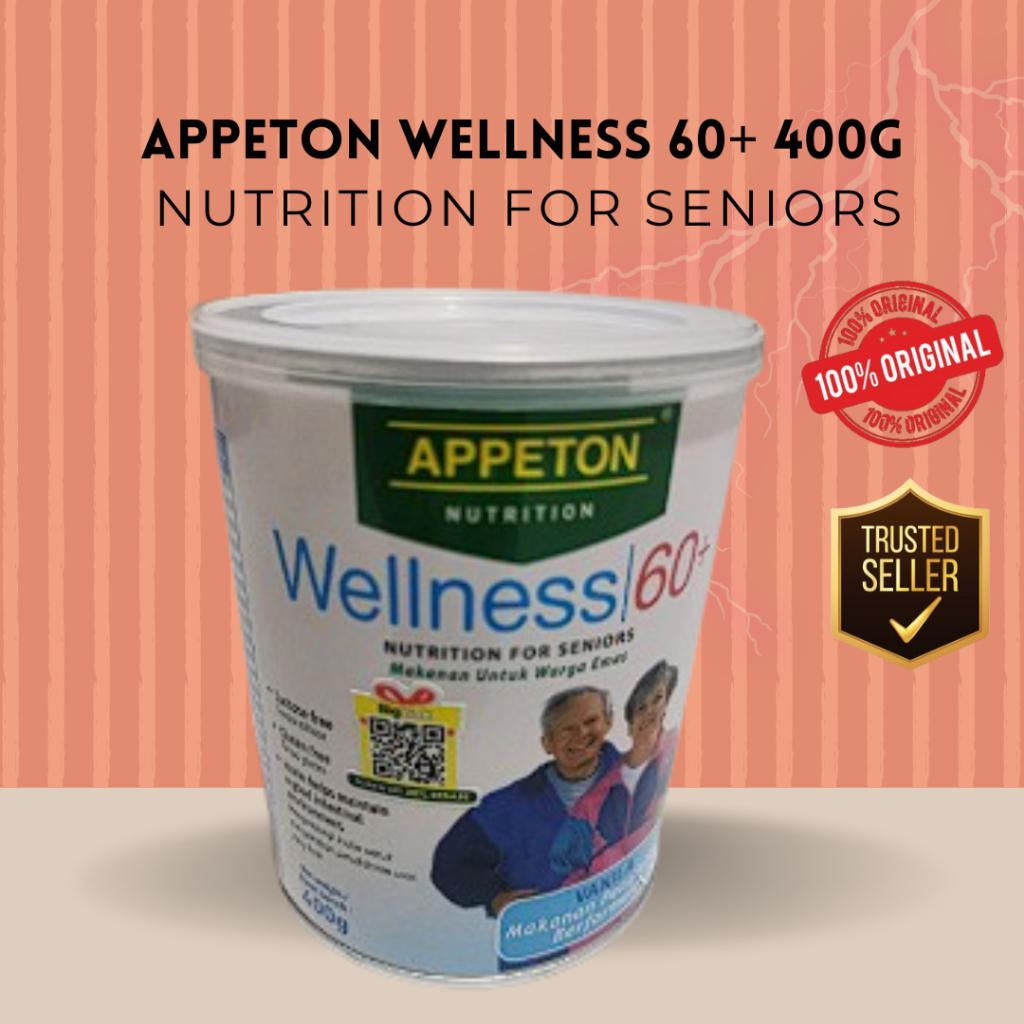 Appeton Wellness 60+ Nutrition For Senior 400g (Exp:10/2025) | Shopee ...