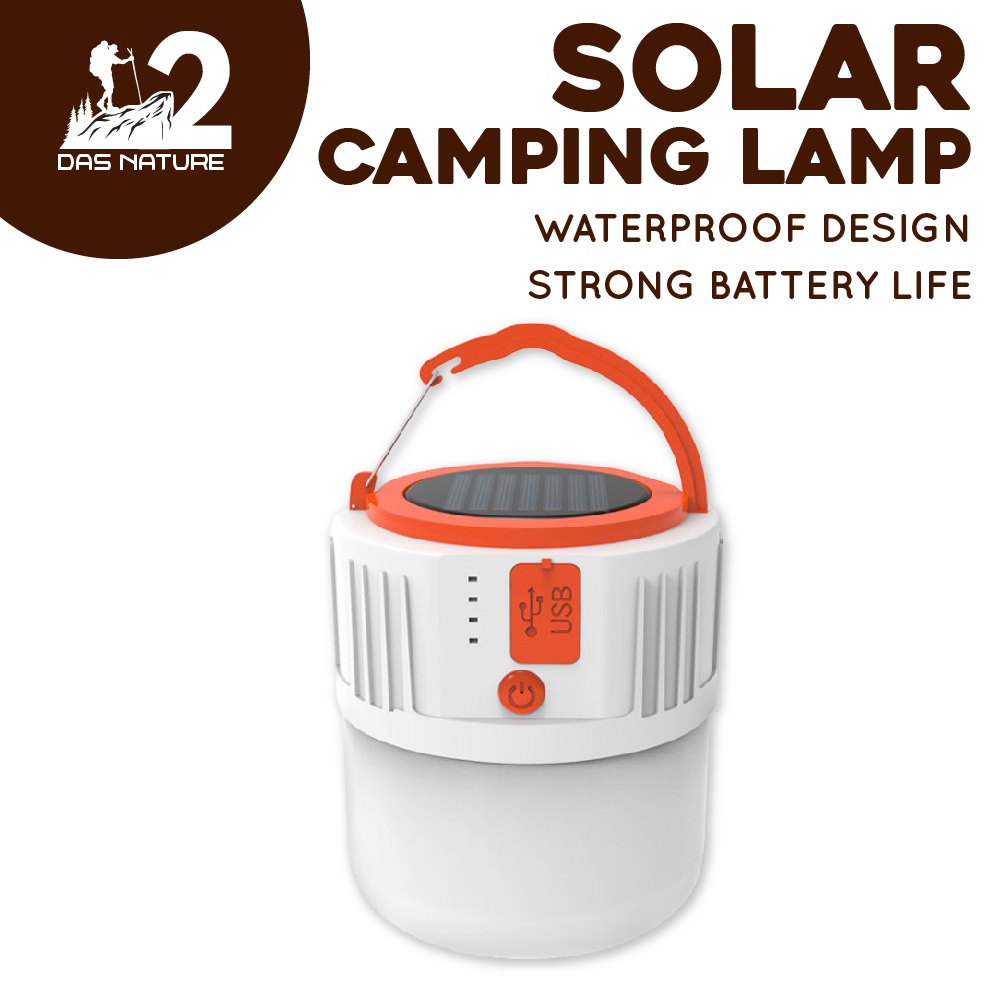 Lantern Camping Lampu Khemah Outdoor Light Portable Solar Lamp Camping ...
