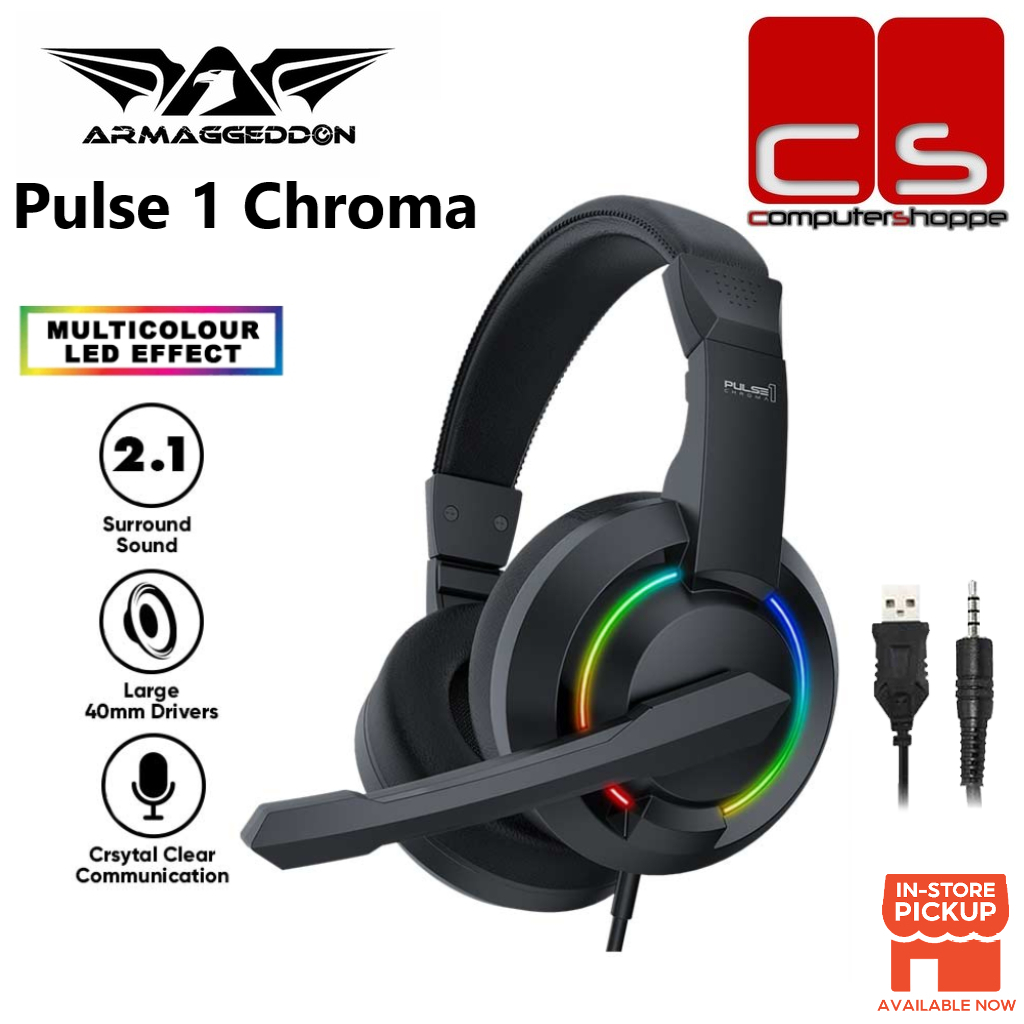 Armaggeddon Pulse 1 Chroma Wired RGB Gaming Headset | Shopee Malaysia