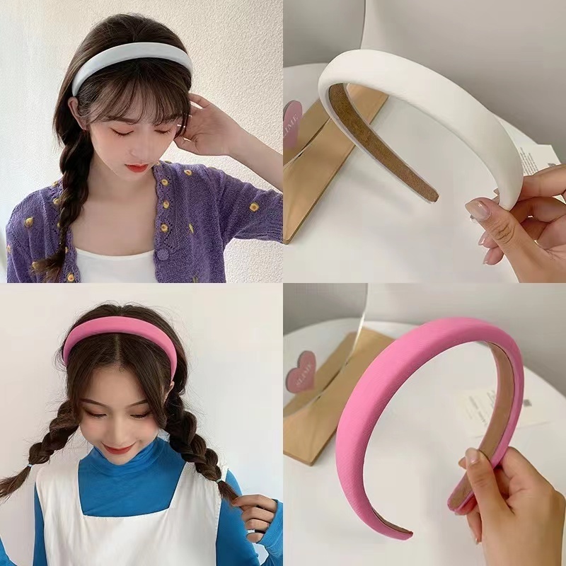 Korean Fashion Hairband / Headband / Skaf Rambut / 韩式爆款纯色发带头箍头饰 ...