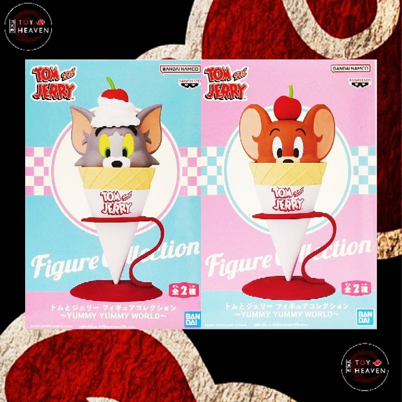 🔥ORIGINAL🔥TOM AND JERRY FIGURE COLLECTION～YUMMY YUMMY WORLD | Shopee ...