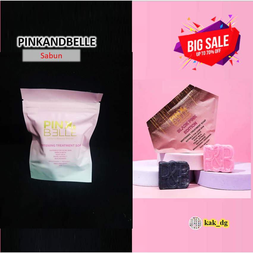 NEW 🔥 PINK AND BELLE WHITENING TREATMENT SOAP - BLACK PINK With Extract ...