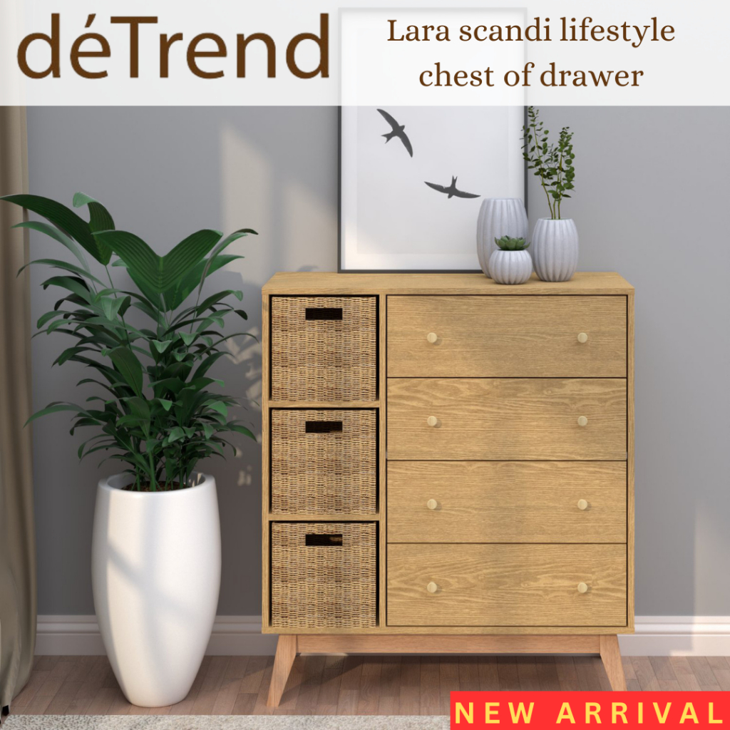 deTrend 5 Layers Drawer Lara 5 Chest of Dresser Drawers almari Ptih ...