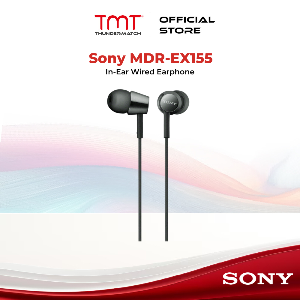 Sony MDR-EX155 In-Ear Headphones | Shopee Malaysia