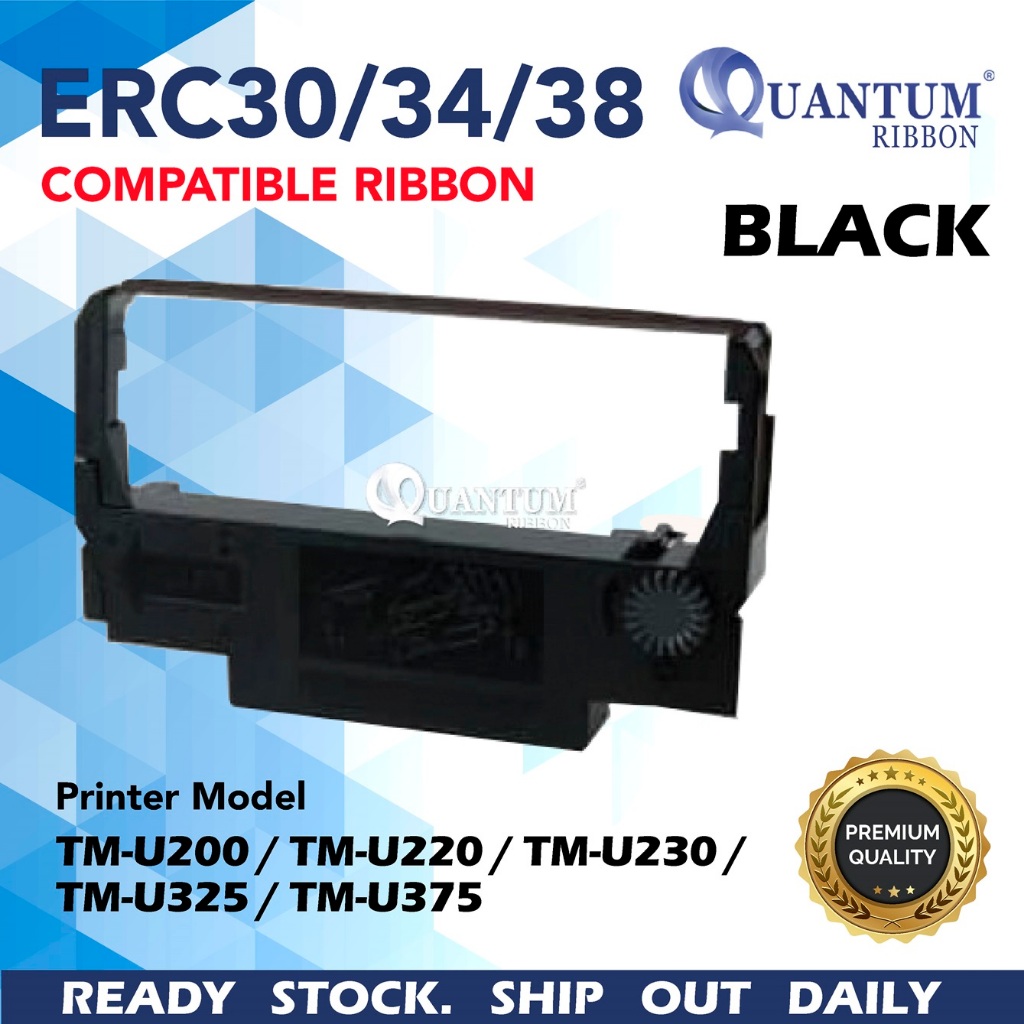 [BLACK] Epson ERC30 ERC-30 ERC34 ERC-34 ERC38 ERC-38 Compatible Ribbon ...